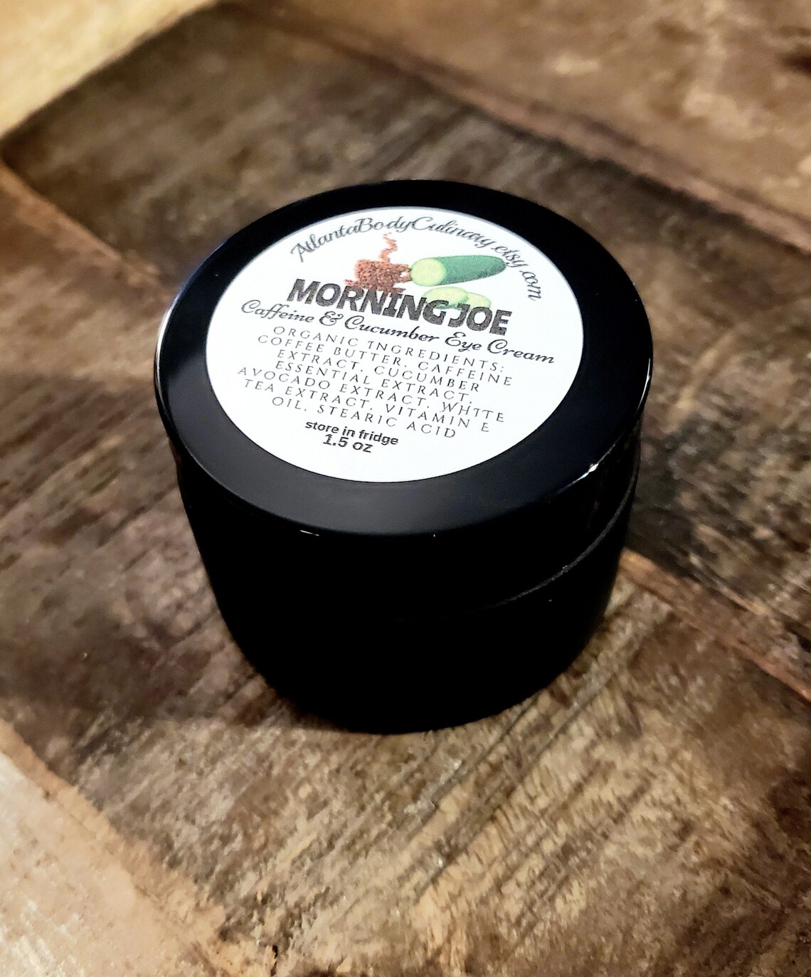 Caffeine & Cucumber Eye Cream Morning Joe caffeinated eye | Etsy