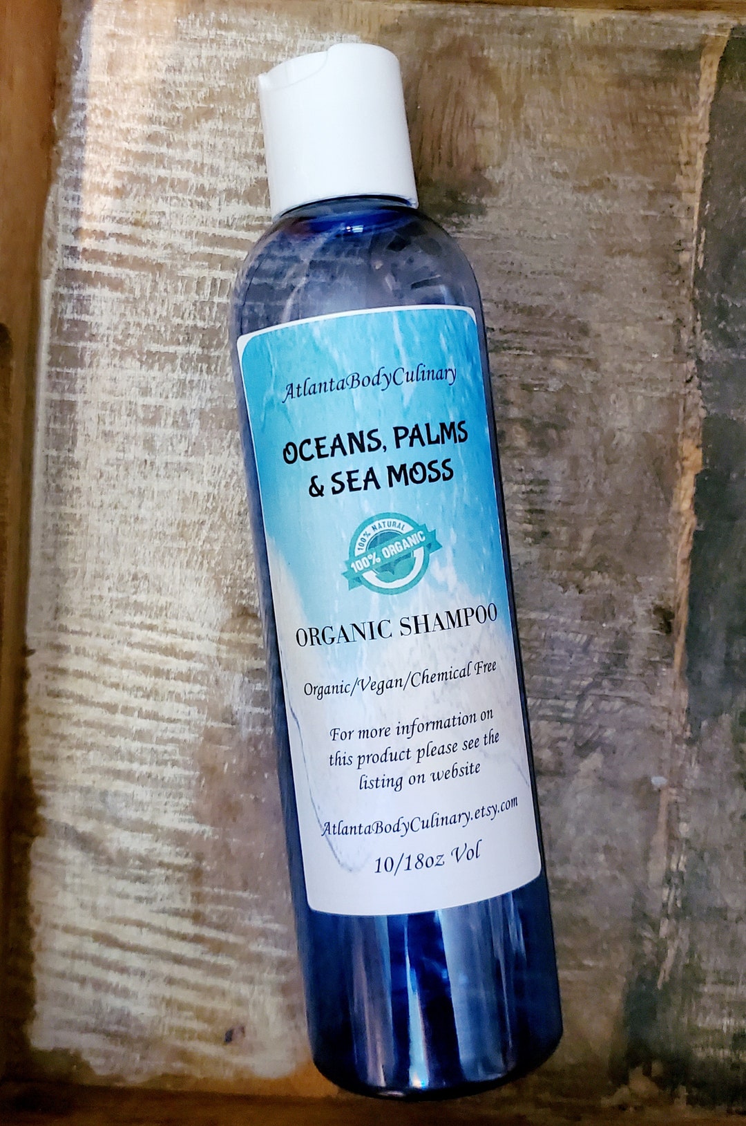 Ocean, Palms & Sea Moss Organic Shampoo Vegan Unscented Shampoo Sulfate ...