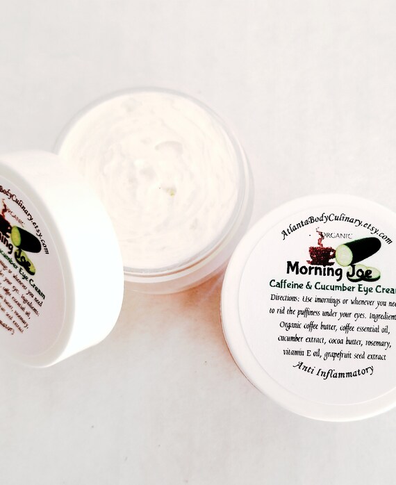 Caffeine & Cucumber Eye Cream Morning Joe caffeinated eye | Etsy