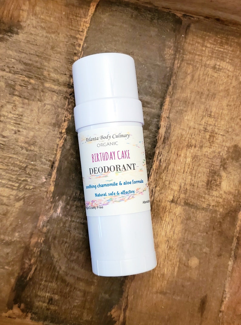 Birthday Cake Organic Deodorant 4 Oz Cotton Candy Deodorant Vegan ...