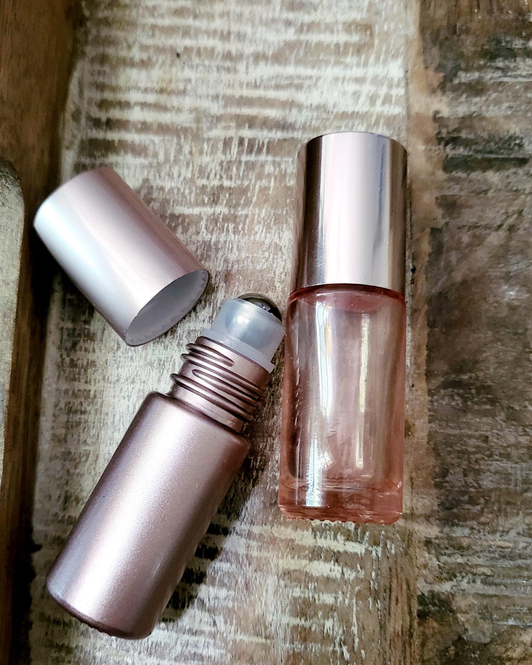 Mini Rose Gold Roll on Fragrances - Etsy