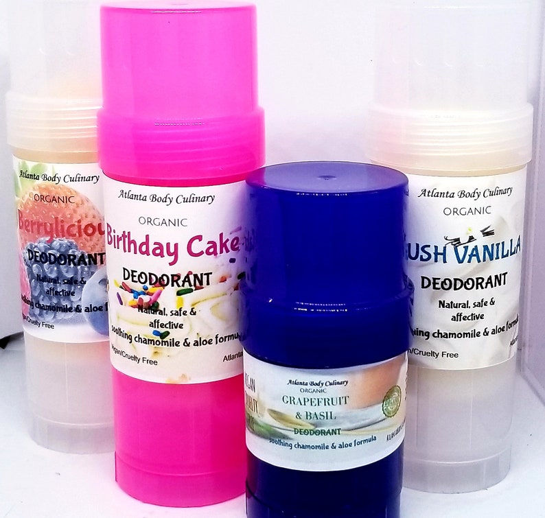 Birthday cake organic deodorant 4 oz cotton candy deodorant | Etsy