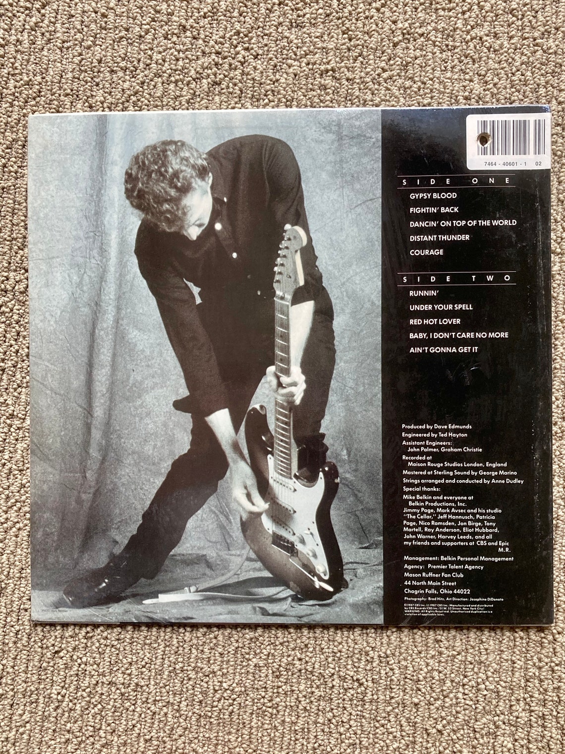 Mason Ruffner, gypsy Blood Stereo, Sealed LP This New LP Has Never Been ...