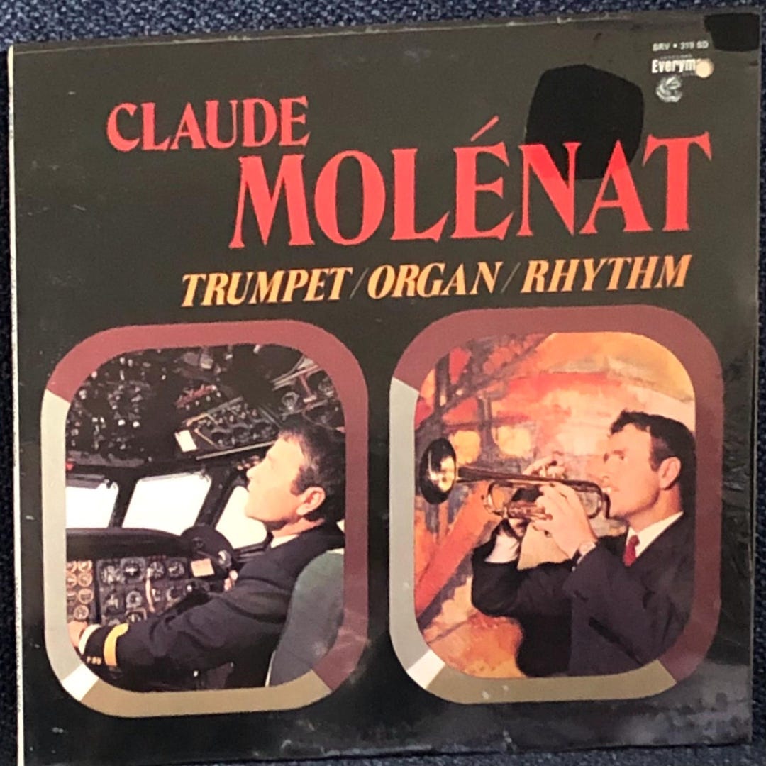 Claude Molénat/ Trumpet-organ-rhythm; Vanguard Everyman Classics LP ...