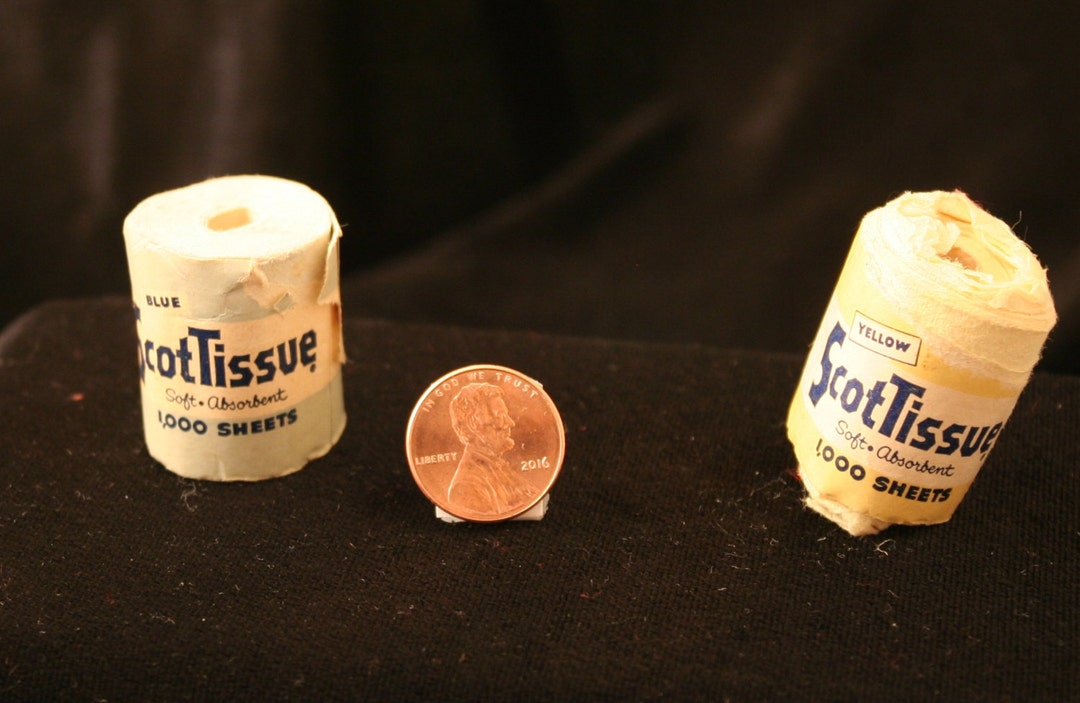 Two Rolls of Scottissue Miniature - Etsy