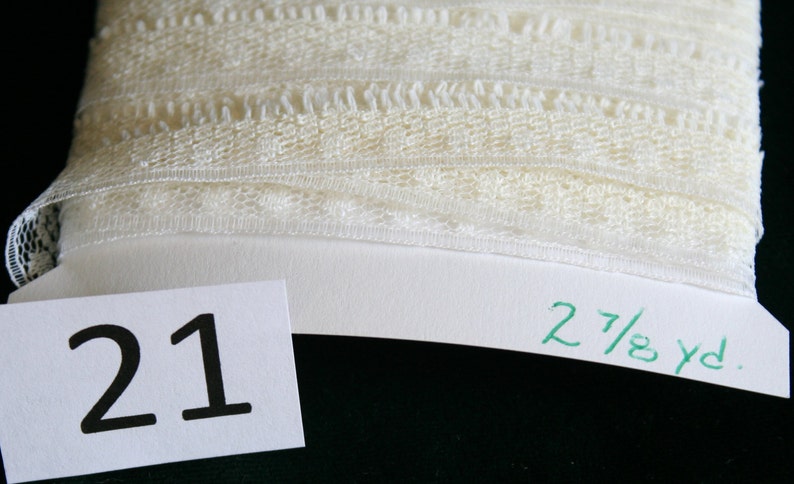Vintage Cream-colored Lace 2-7/8 Yards - Etsy