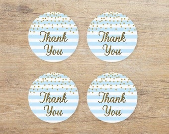 Round thank you tags | Etsy