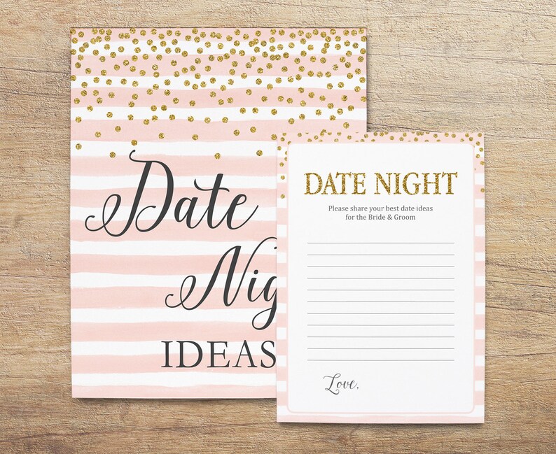 Date Night Idea Cards Date Night Ideas Jar Printable Sign | Etsy