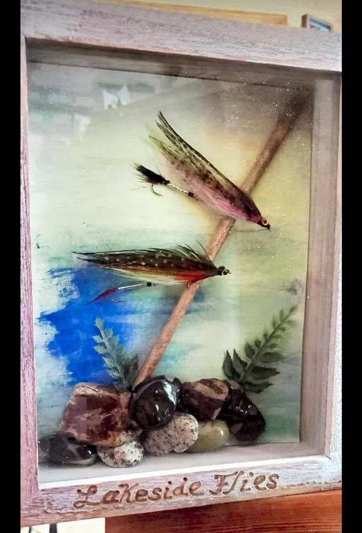 Maine Streamer Shadow Box Rangeley Style Streamers Trolling Streamers ...
