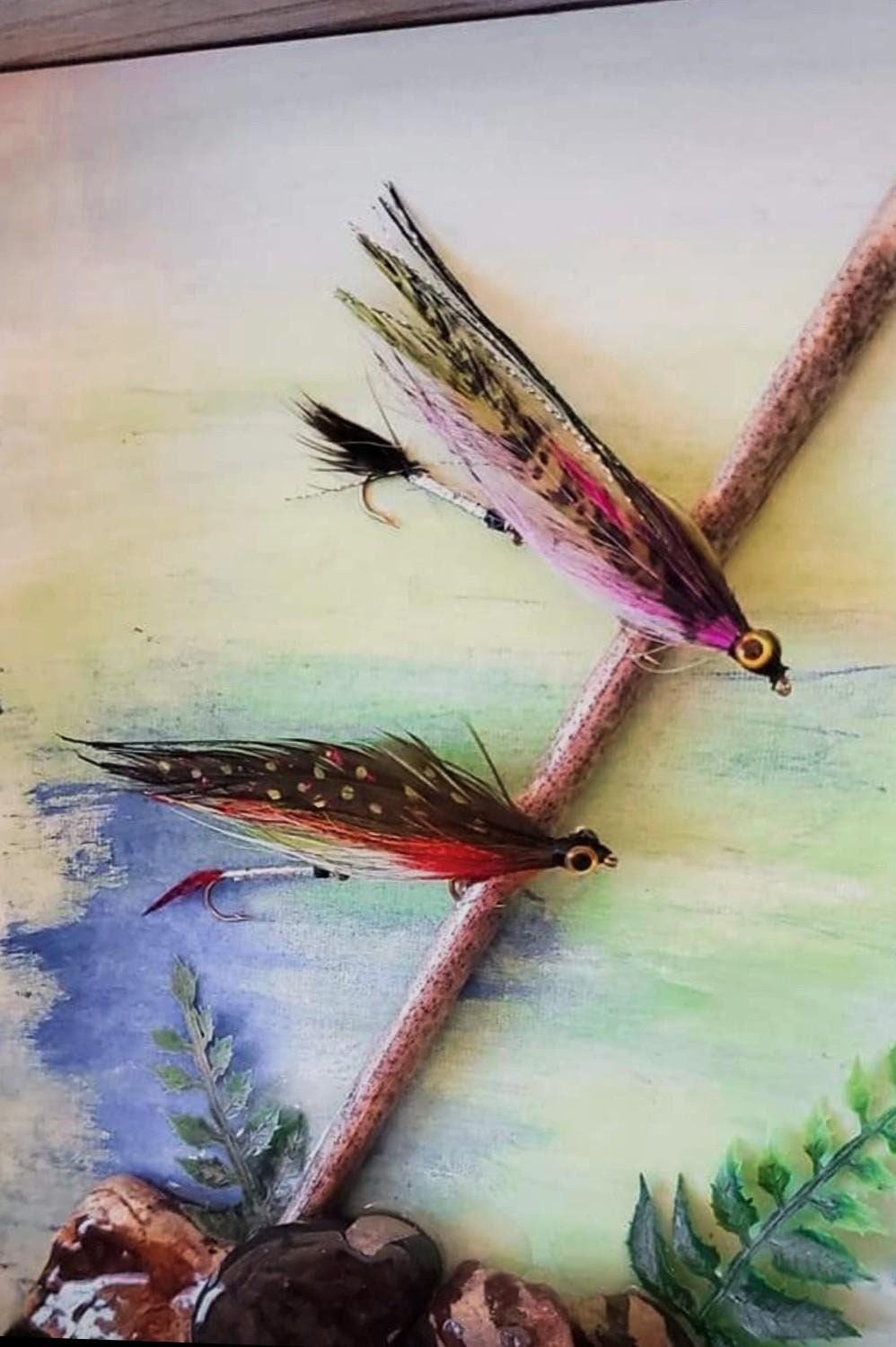 Maine Streamer Shadow Box Rangeley Style Streamers Trolling Streamers ...