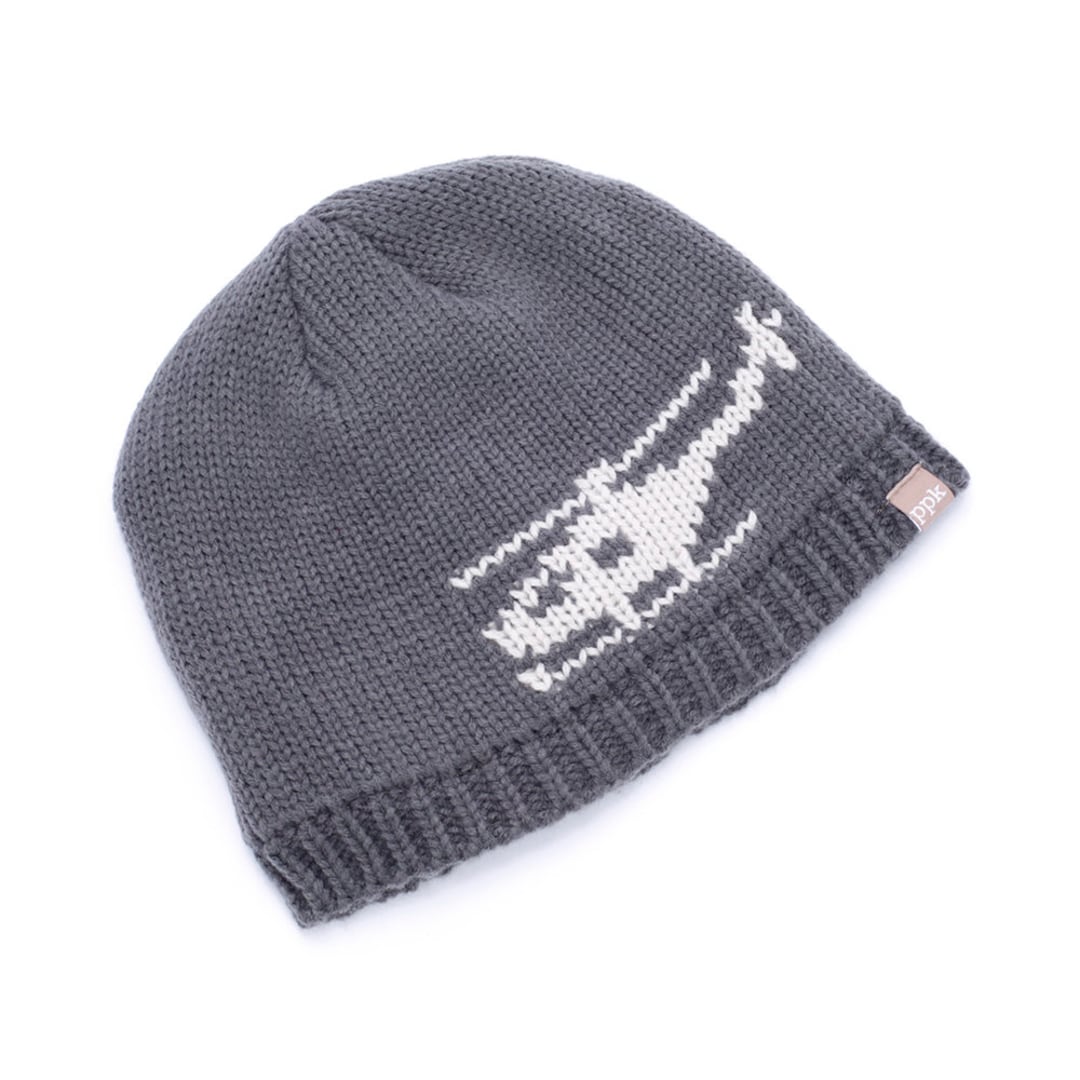 Little Boys Knit Helicopter Beanie ( Fleece Lined) - Grey ( 2-4Y) (4-6Y ...