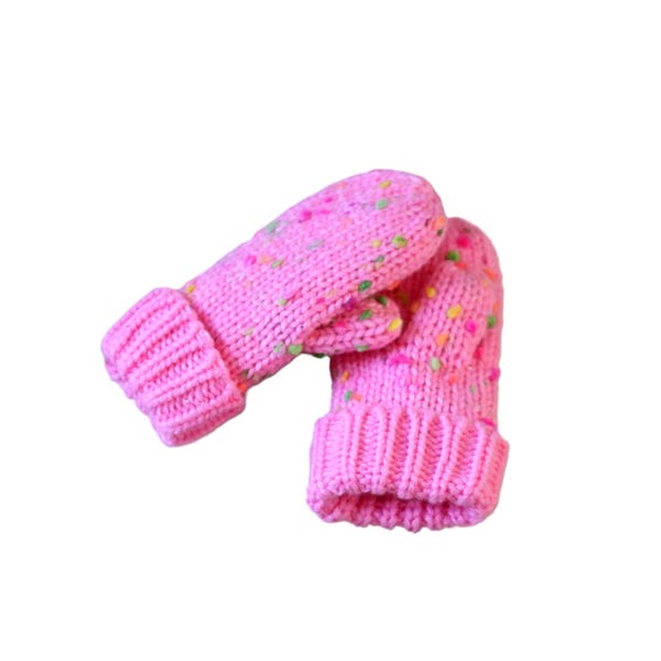 Pink Mittens - Etsy
