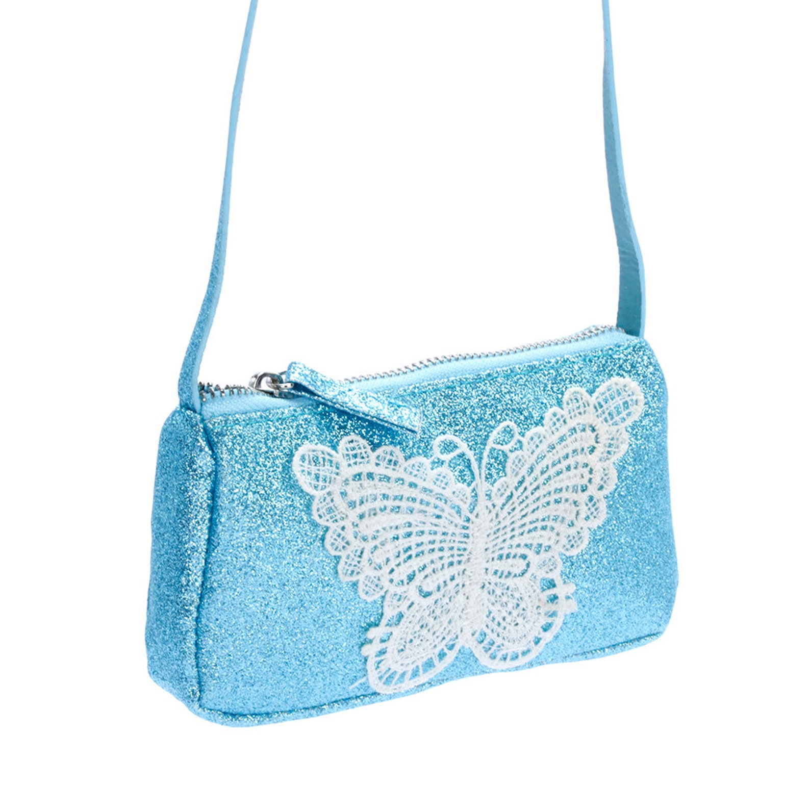 Little Girls Butterfly Glitter Purse - Blue ( 3-8 Y) - Etsy