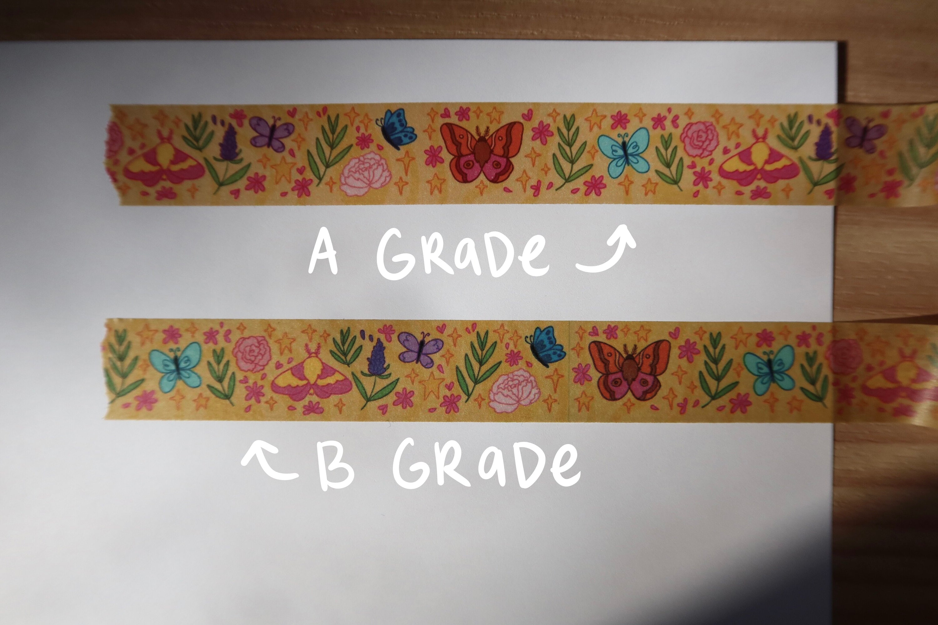 Garden Moth Washi Tape 10m Aesthetic Moth Butterfly and - Etsy