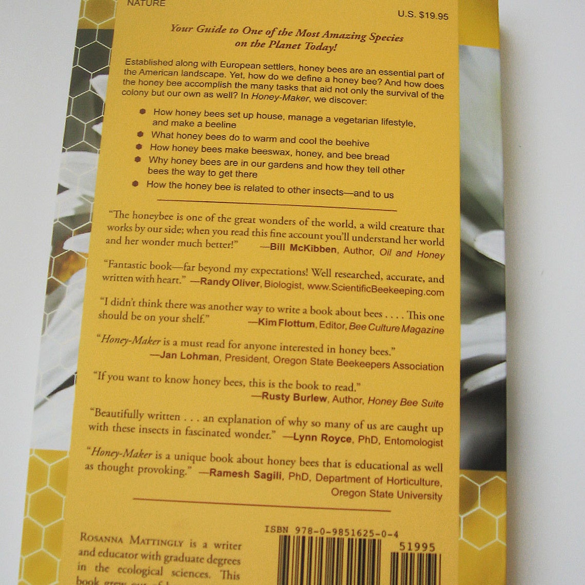 Bee Book, Honey-maker: How the Honey Bee Worker Does What She Does ...
