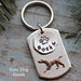 German Shorthaired Pointer Key Chain, Personalized German Shorthair Key ...