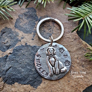 Doodle Key Chain, Goldendoodle Key Chain, Personalized Dog Key Chain ...