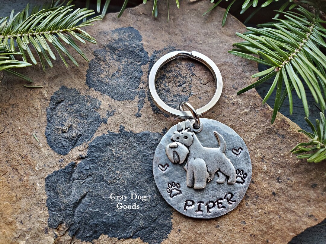 Scotty Dog Key Chain, Personalized Dog Key Chain, Scotty Mom, Scotty ...