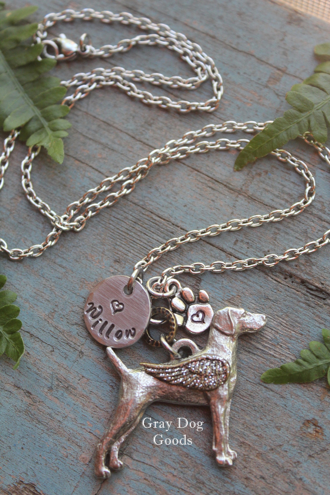 Weimaraner Memorial Necklace Weimaraner Jewelry Weim Mom | Etsy