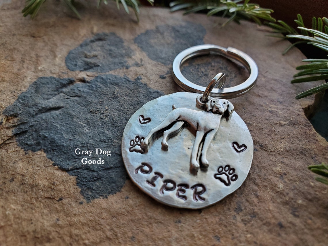 German Shorthaired Pointer Key Chain GSP Key Ring German - Etsy