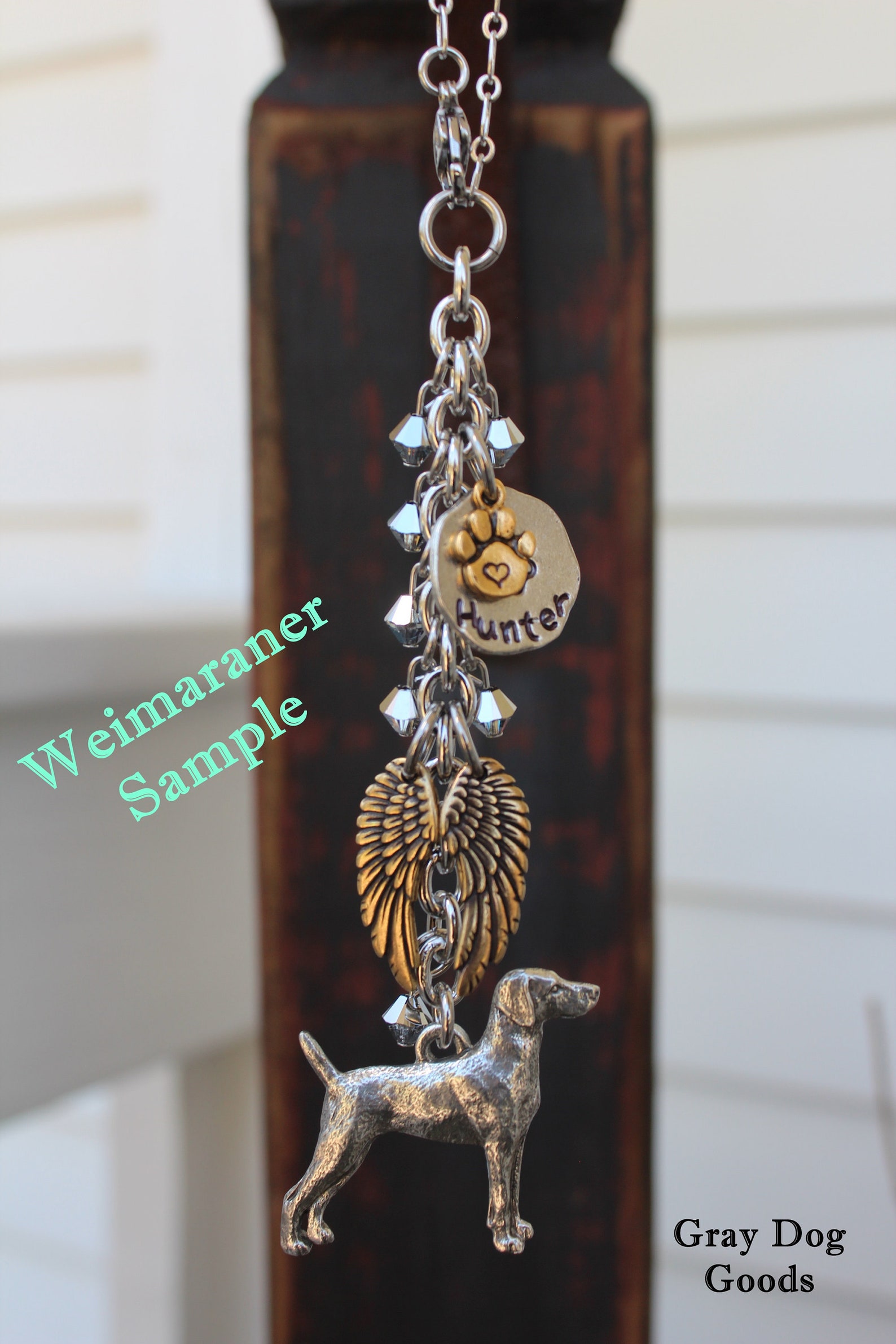 Pit Bull Memorial KeyChain Dog Memorial Key Chain Natural | Etsy