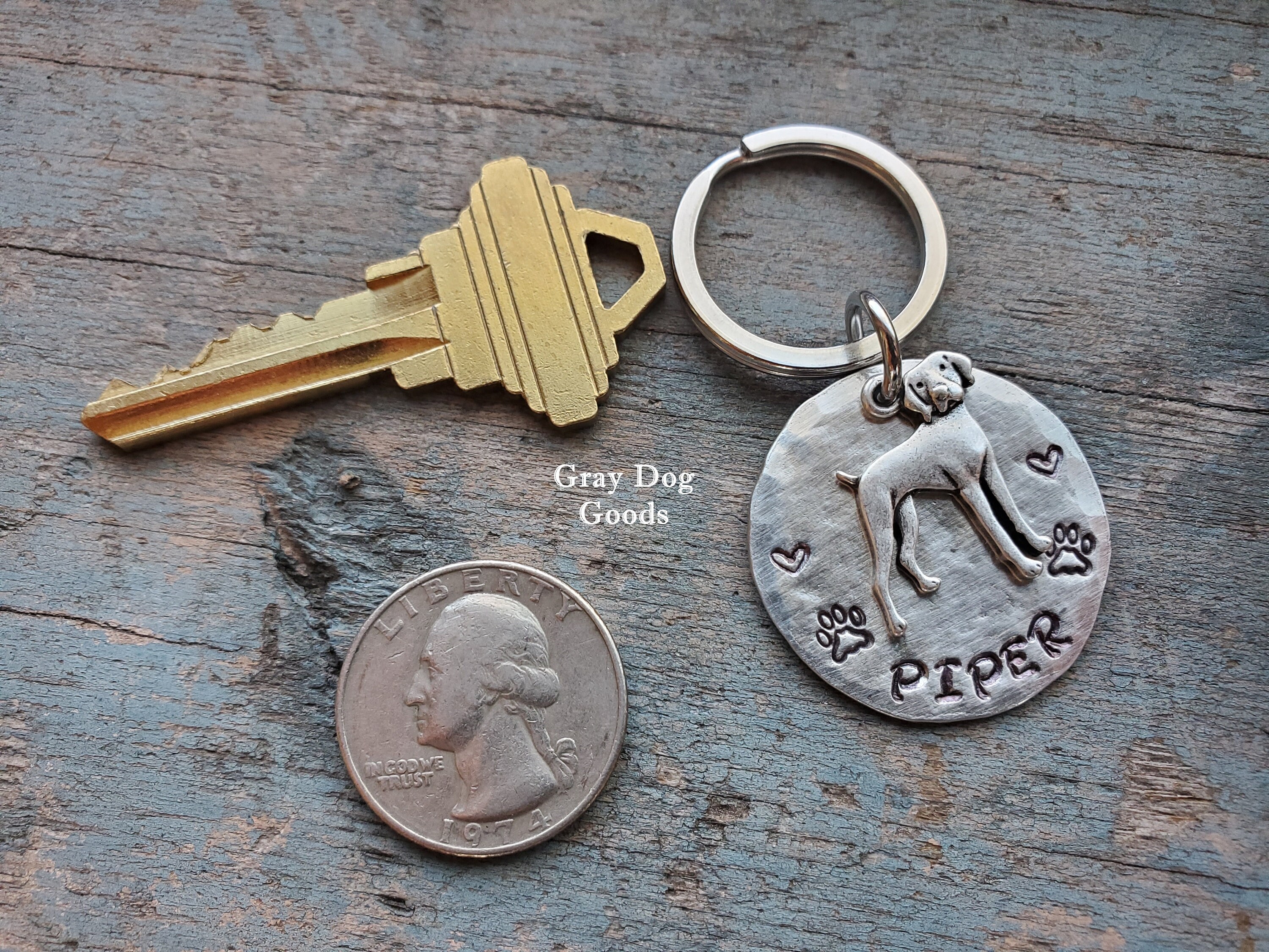 German Shorthaired Pointer Key Chain GSP Key Ring German - Etsy