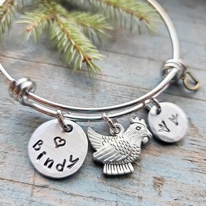 Chicken Bracelet, Chicken Memorial Bracelet, Pet Chicken, Chicken Mom ...