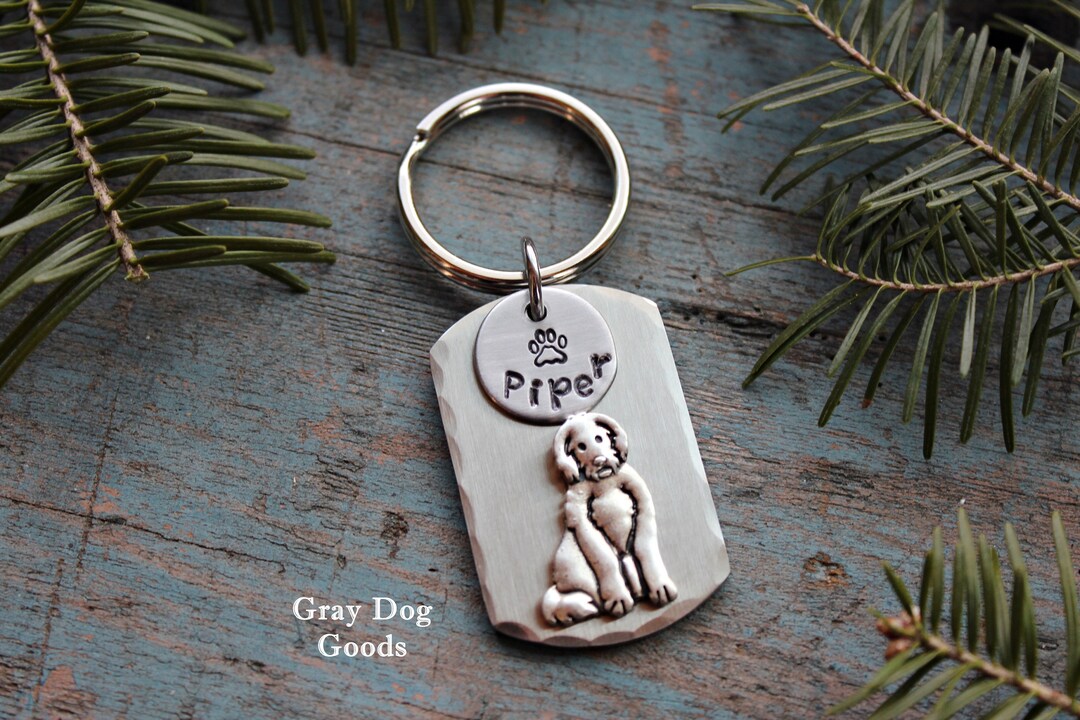 Doodle Key Chain, Personalized Doodle Key Chain, Dog Key Chain, Doodle ...