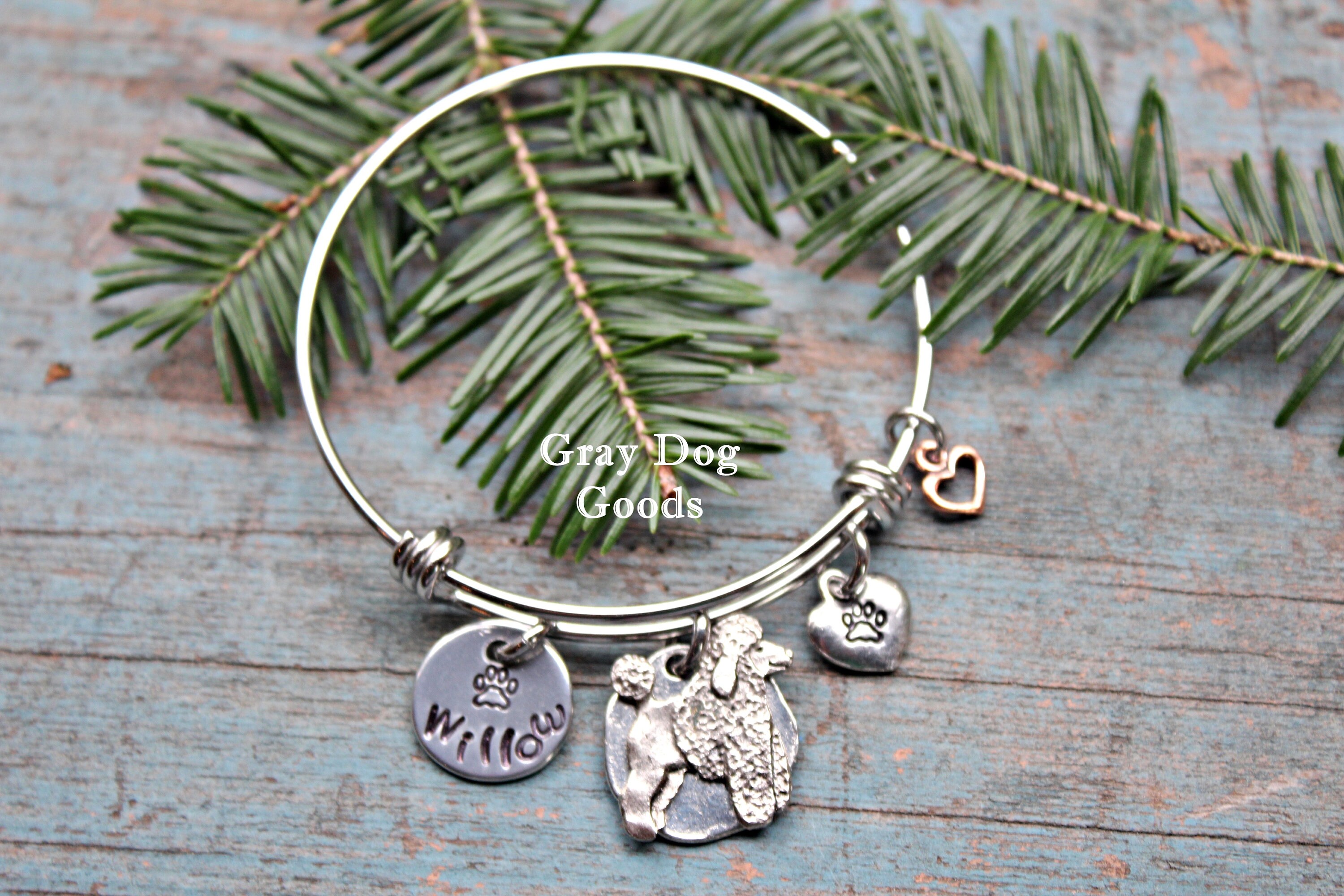 Poodle Bracelet, Poodle Jewelry, Personalized Dog Bracelet, Poodle Mom ...