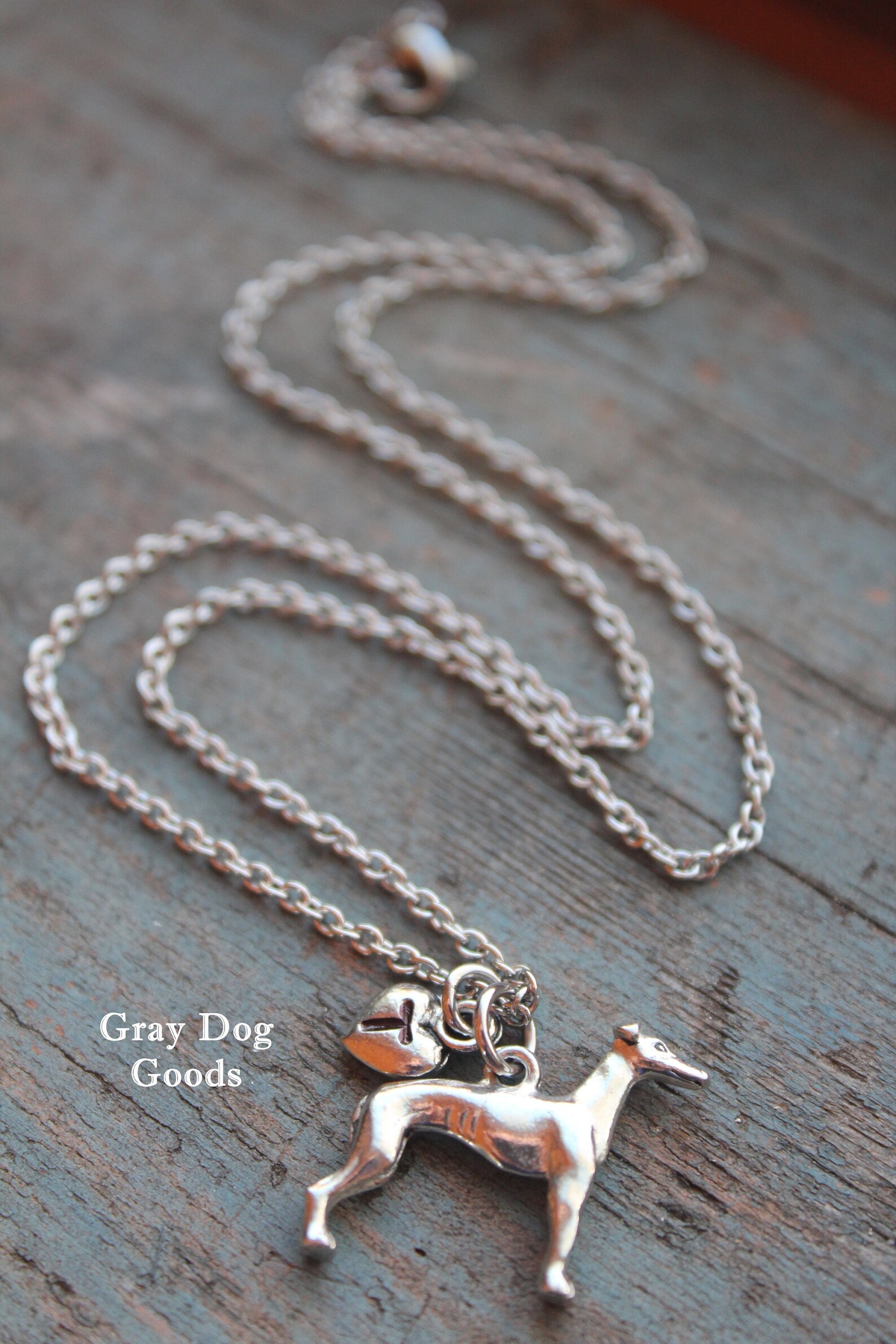 Greyhound Necklace Greyhound Jewelry Whippet Necklace | Etsy