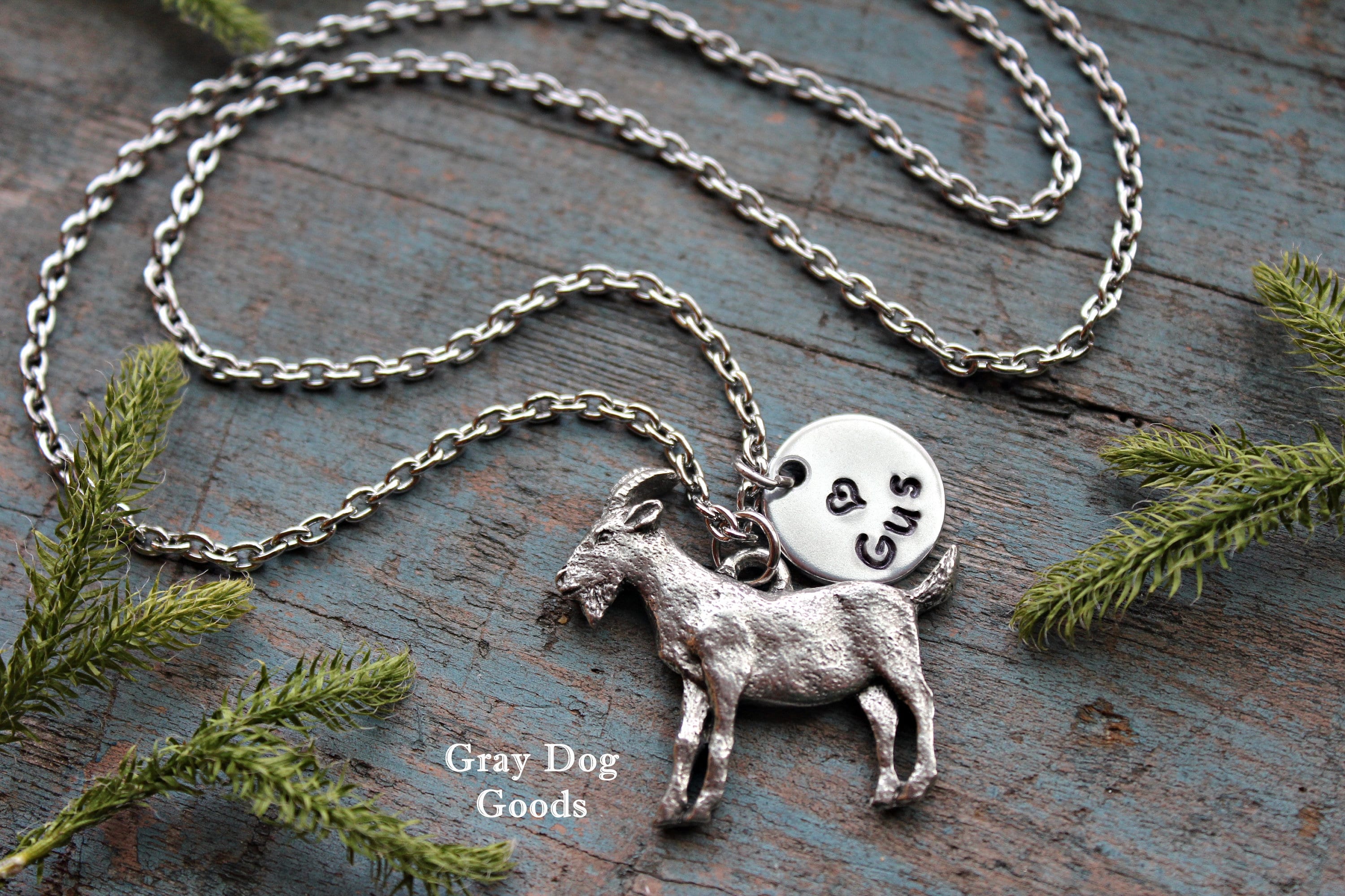 Goat Necklace, Goat Mom, Gift for Goat Lover, Personalized Goat ...