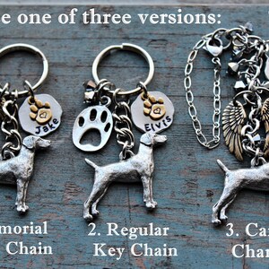 Boxer Memorial Key Chain, Pet Memorial Key Chain, Boxer Floppy Ears ...