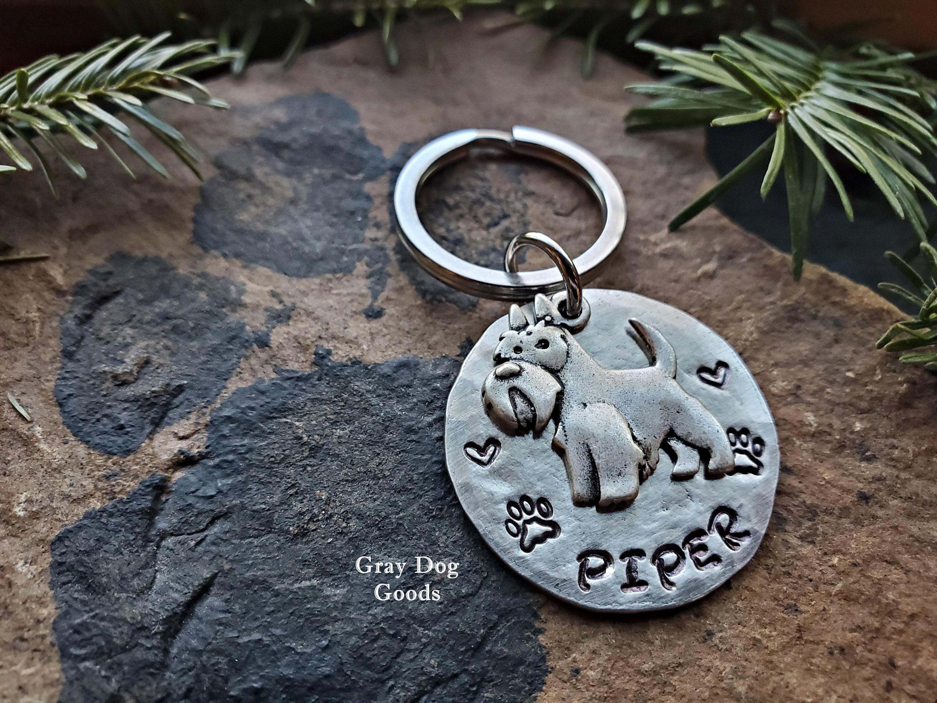 Scotty Dog Key Chain, Personalized Dog Key Chain, Scotty Mom, Scotty ...