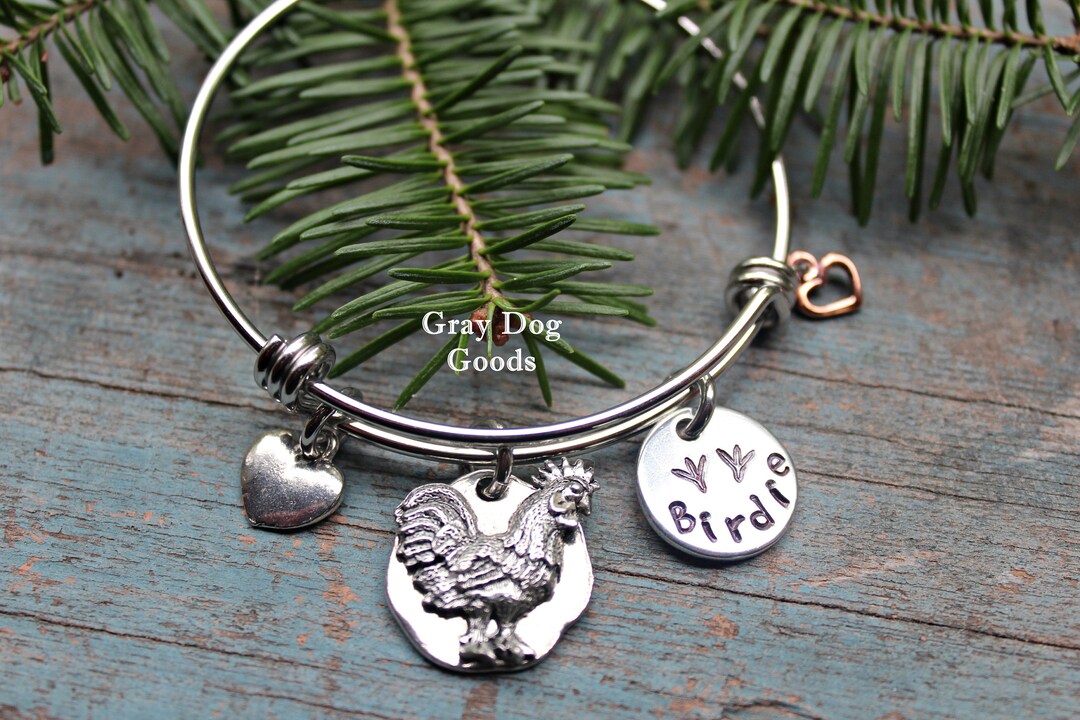 Chicken Bracelet, Chicken Memorial Bracelet, Pet Chicken Rooster ...