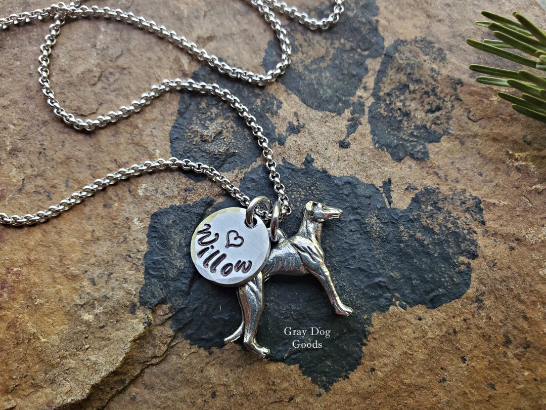 Greyhound Necklace, Greyhound Jewelry, Whippet Necklace, Whippet ...