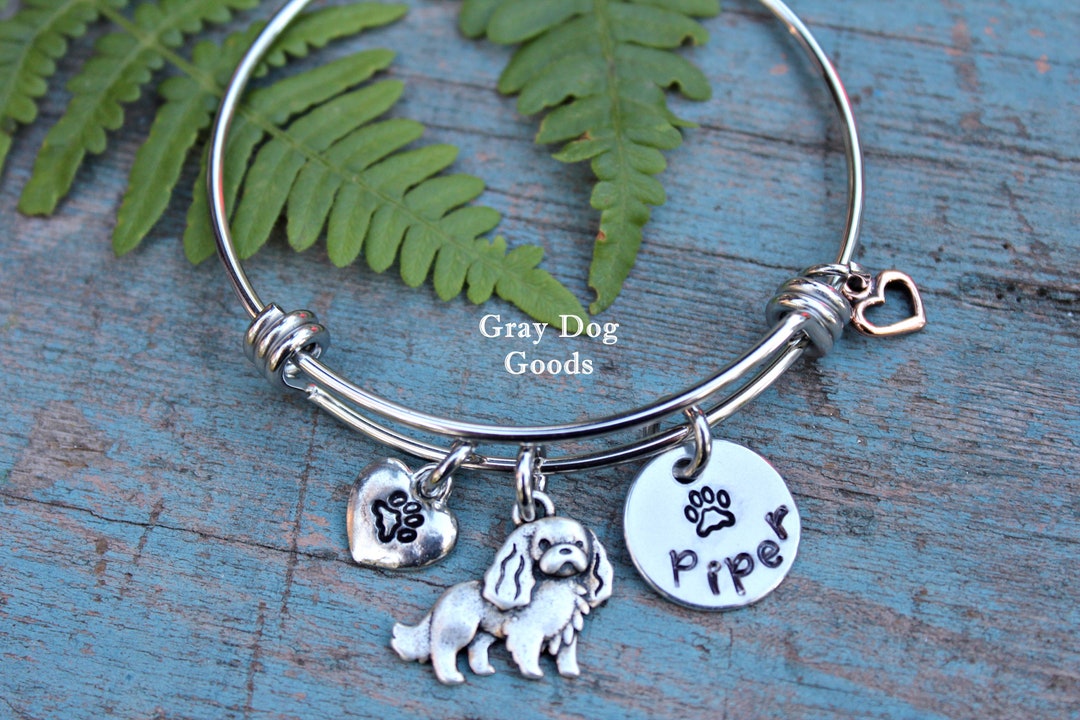 Cavalier King Charles Spaniel Bracelet, Cavalier KC Jewelry, Gift for ...