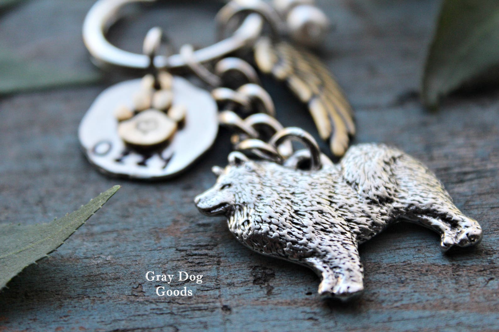 Samoyed Memorial Key Chain Pet Memorial Key Chain Samoyed - Etsy