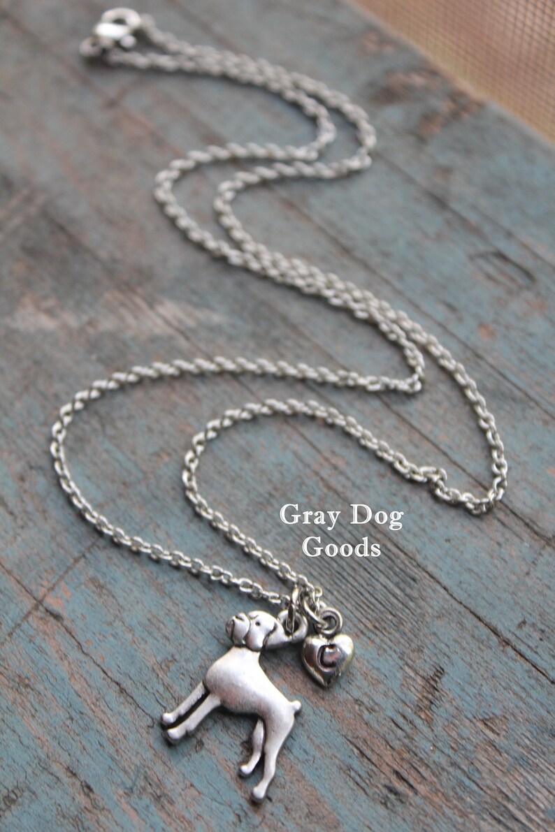 Boxer Necklace, Boxer Jewelry, Boxer Mom, Dog Necklace - Etsy