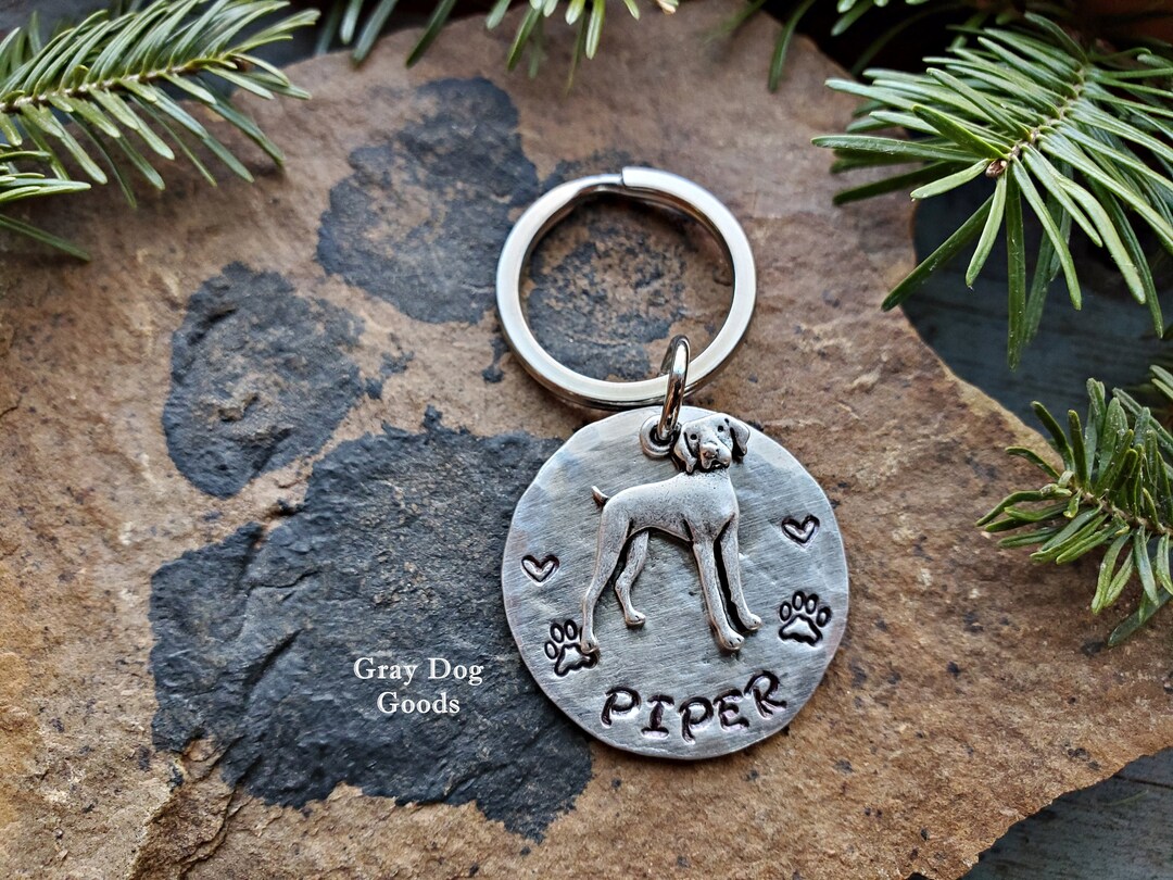 German Shorthaired Pointer Key Chain, GSP Key Ring, German Shorthair ...