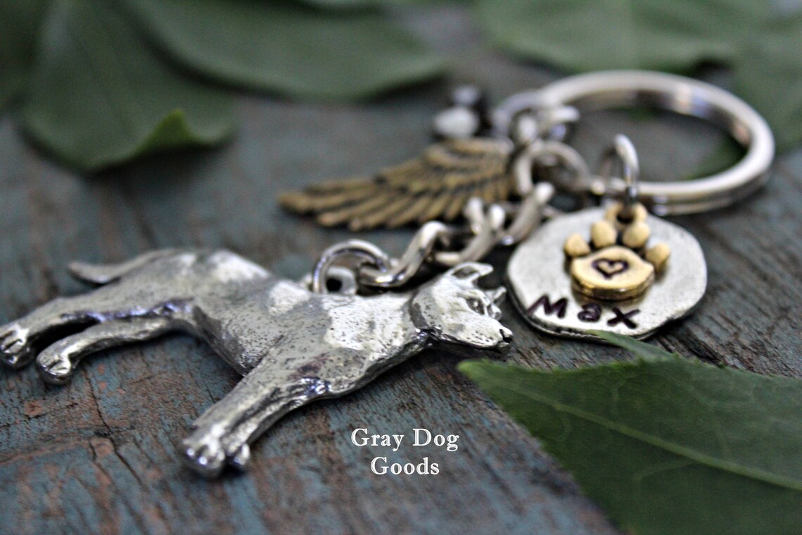 Pit Bull Memorial Key Chain Dog Memorial Key Chain Pit Bull | Etsy