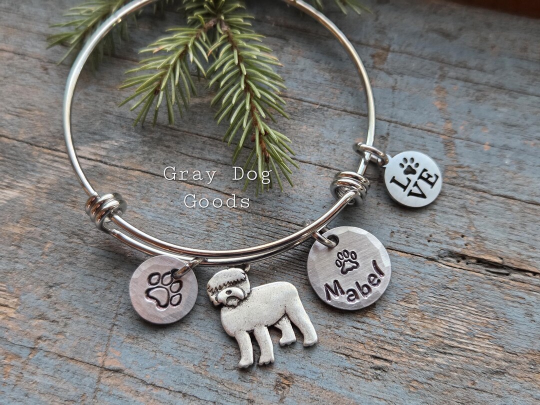 Old English Sheepdog Bracelet, Sheepdog Jewelry, Gift for Dog Lover ...