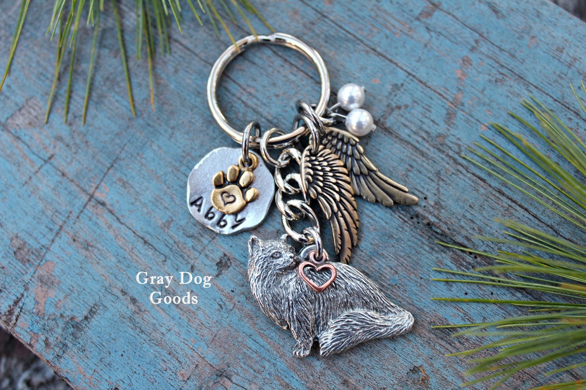 Cat Memorial Key Chain Pet Memorial Key Chain Cat Key Chain | Etsy