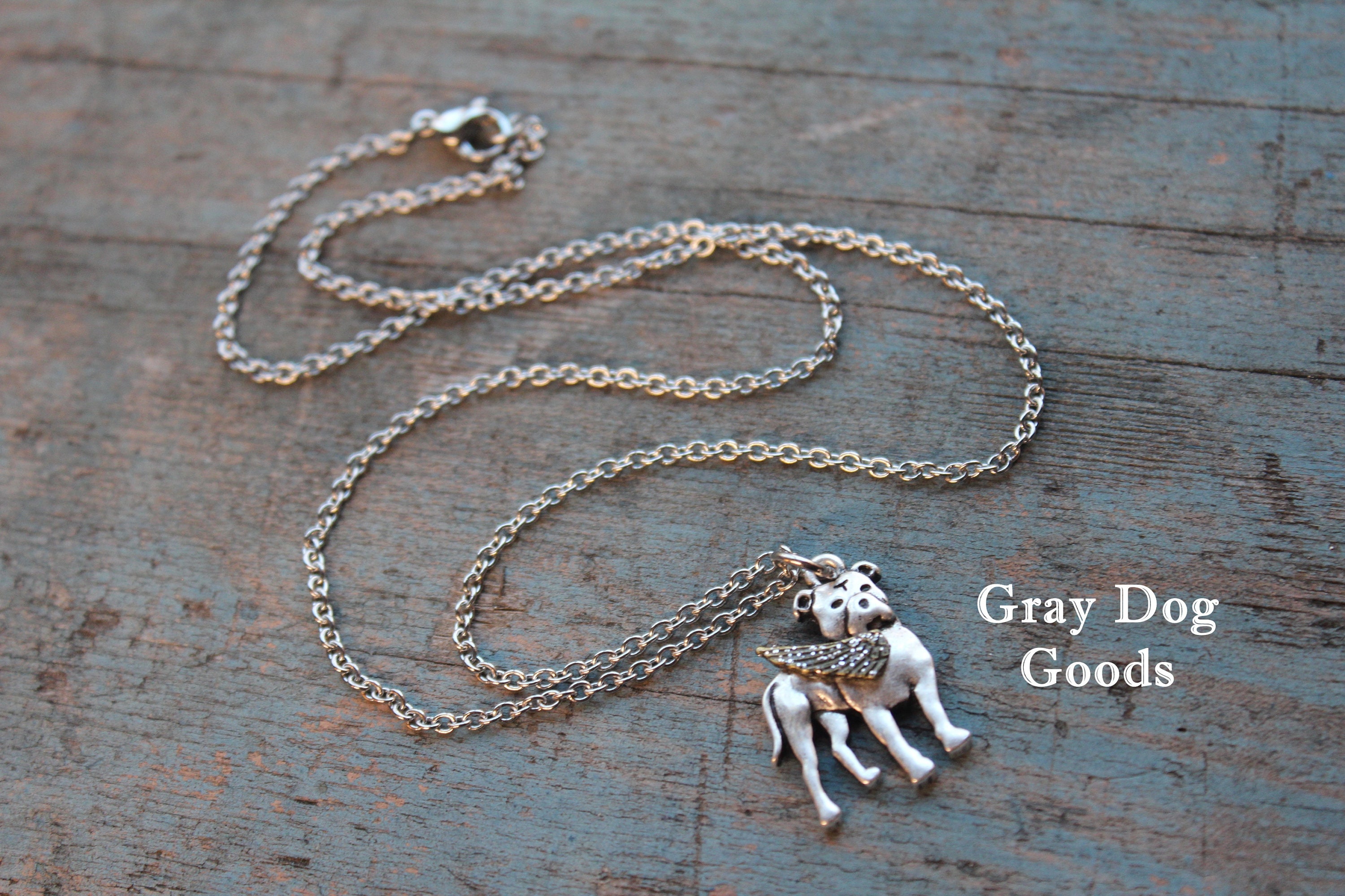 Pit Bull Angel Necklace, Pit Bull Jewelry, Pit Bull Mom, Pit Bull ...