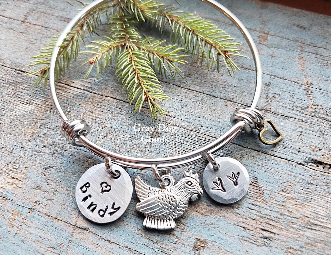 Chicken Bracelet, Chicken Memorial Bracelet, Pet Chicken, Chicken Mom ...