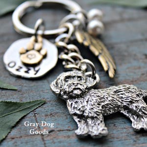 Cockapoo Memorial Keychain, Pet Memorial Keychain, Cockapoo Keychain ...