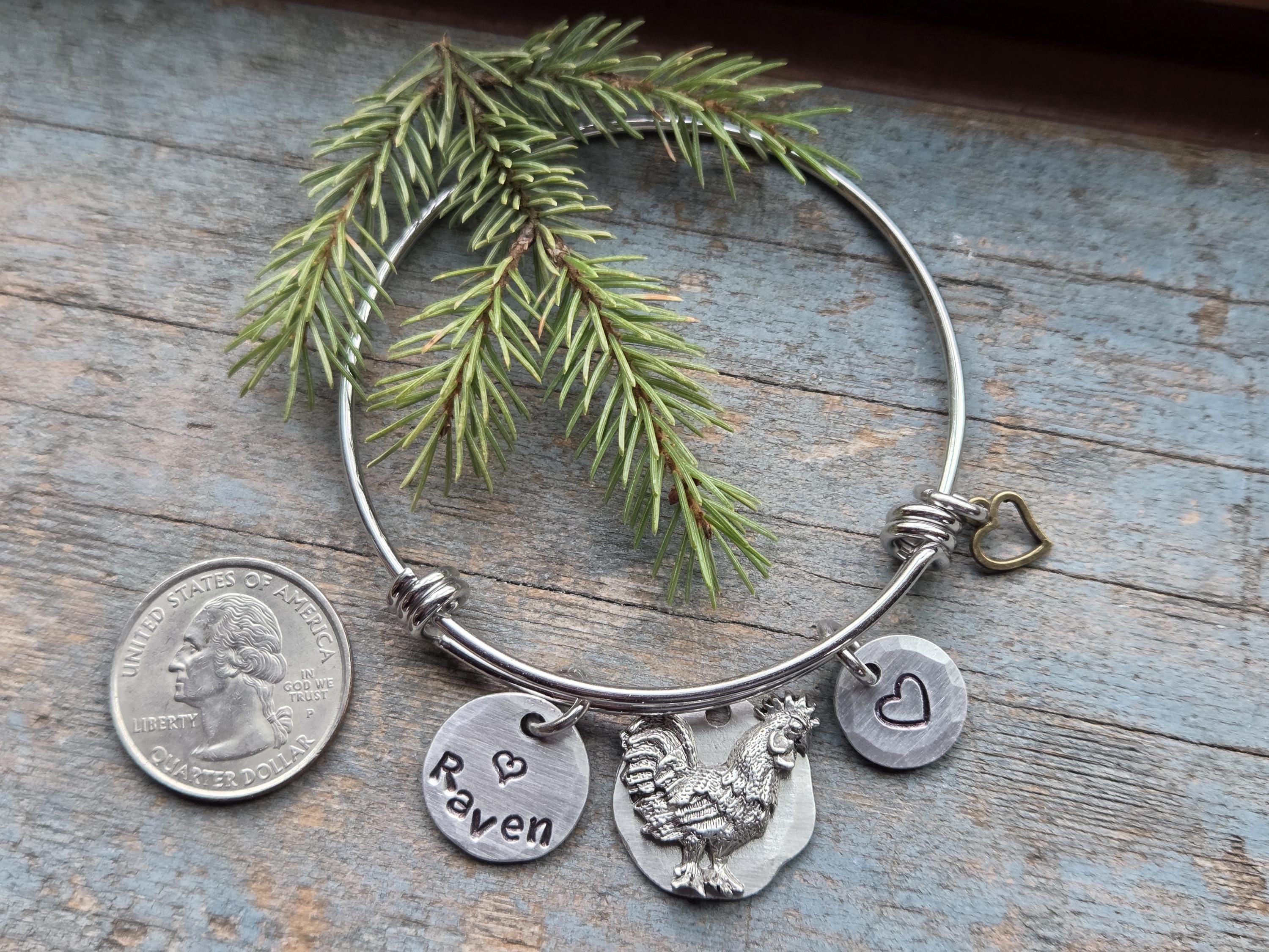 Rooster Bracelet, Rooster Memorial Bracelet, Pet Chicken Rooster - Etsy