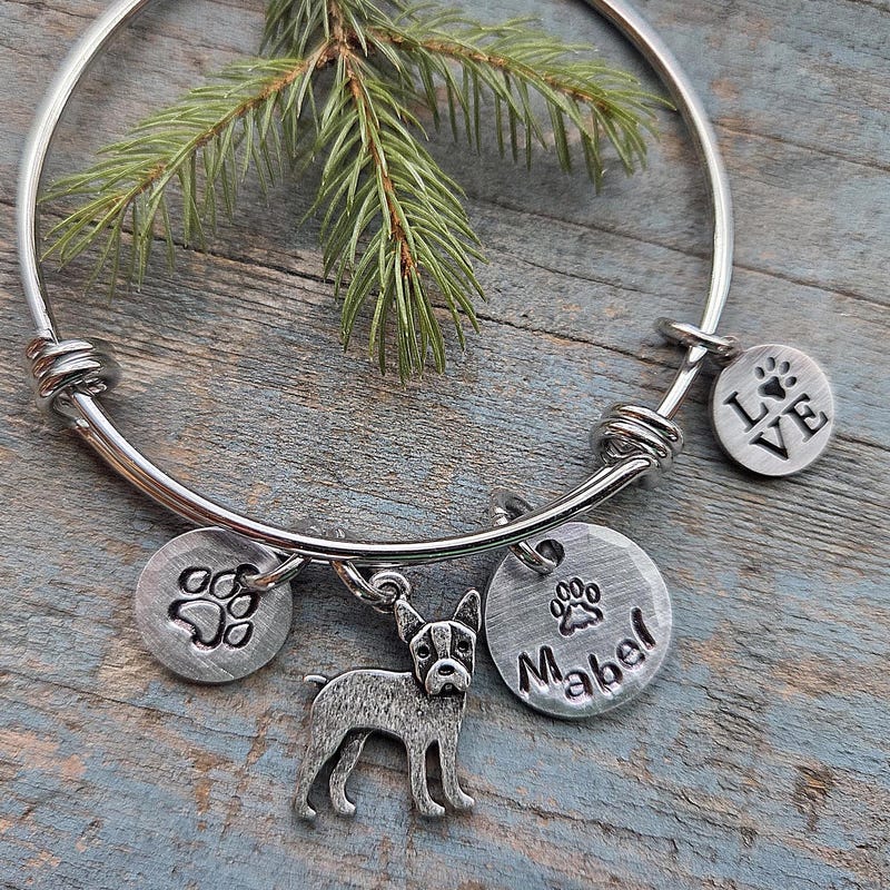 Boston Terrier Jewelry Charm - Etsy
