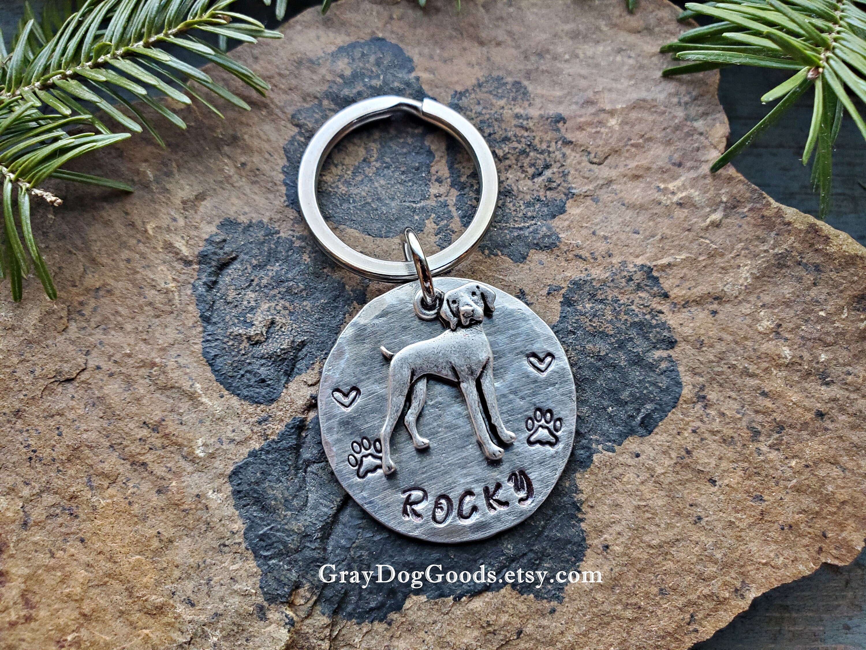 German Shorthaired Pointer Key Chain GSP Key Ring German - Etsy