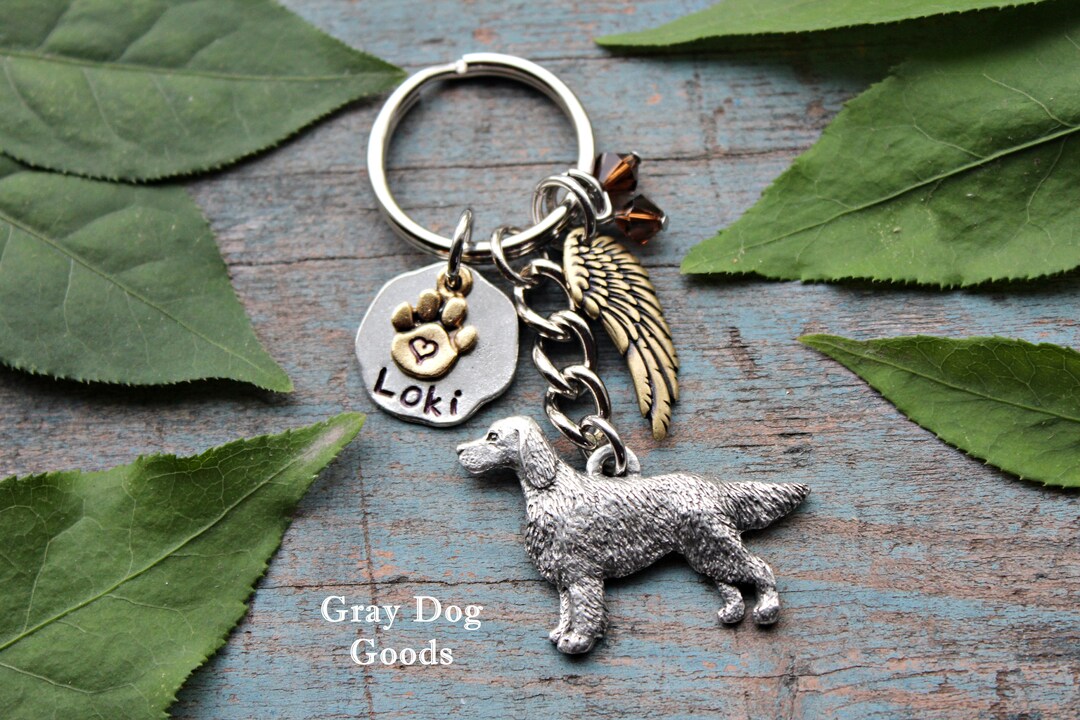 Irish Setter Memorial Key Chain, Pet Memorial Key Chain, Irish Setter ...