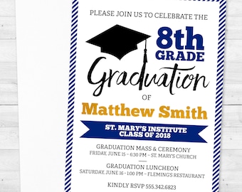 8th grade graduation | Etsy